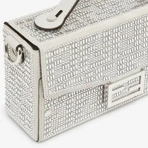 Fendi Baguette Soft Trunk Tote Bag - Grey