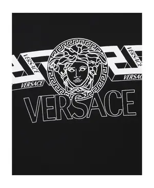 Versace Medusa Head Motif Crewneck Sweatshirt