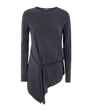 ANN DEMEULEMEESTER Deana Draped Asymmetric Top