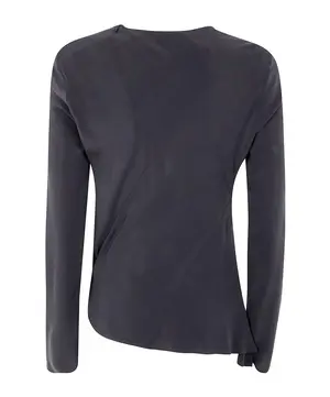 ANN DEMEULEMEESTER Deana Draped Asymmetric Top