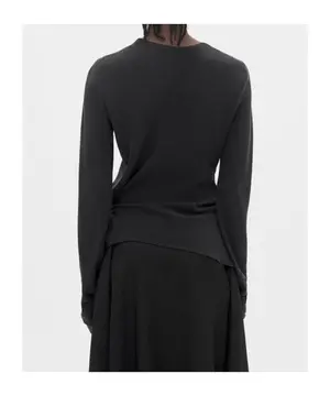 ANN DEMEULEMEESTER Deana Draped Asymmetric Top
