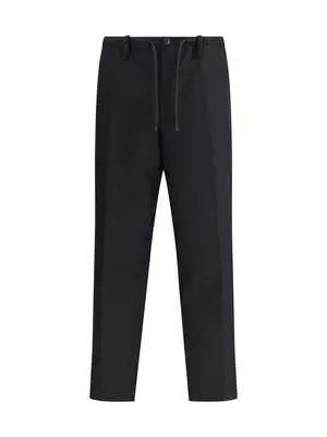 Dries Van Noten Belt Loop Casual Pants - Black