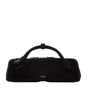 Alaïa Double Handle Tote Bag - Black