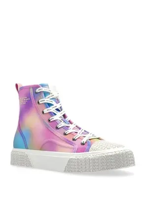 Marc Jacobs Round Toe High Top Casual Sneakers - Multicolor