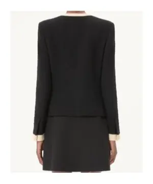 Valentino Garavani Bow Detail Crewneck Jacket