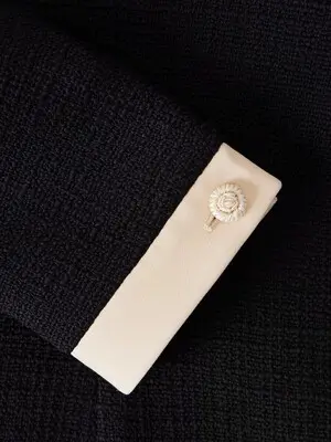 Valentino Garavani Bow Detail Crewneck Jacket