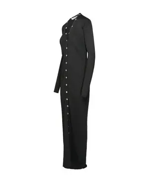 Attico V-neck Cardigan Dress