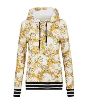 Versace Baroque Print Hooded Sweatshirt