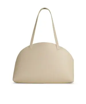 JIL SANDER Curve Medium Shoulder Bag - White