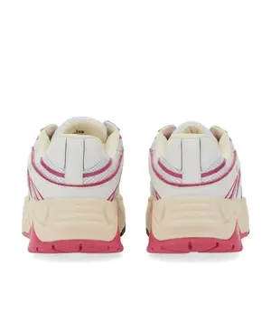 MSGM Panelled Lace-up Sneakers