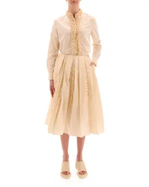 JIL SANDER Pleated Skirt