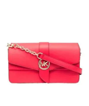 Michael Kors Logo Emblem Shoulder Bag