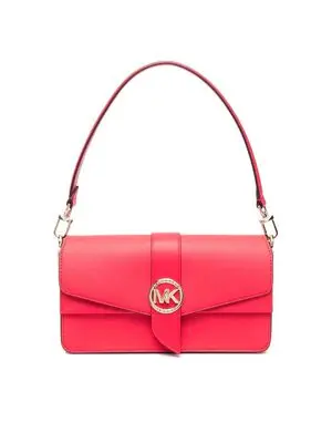 Michael Kors Logo Emblem Shoulder Bag