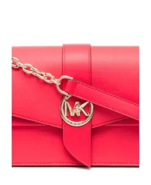 Michael Kors Logo Emblem Shoulder Bag