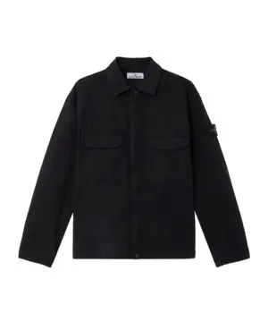 Stone Island Logo Patch Long Sleeve Shirt