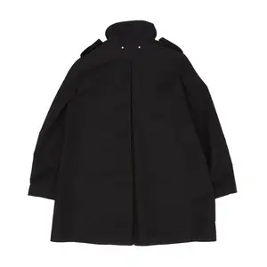 Gucci Faille Coat With Stand Collar And Belted Waist