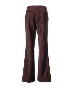 FORTE_FORTE Trumpet Velvet Pants - Black