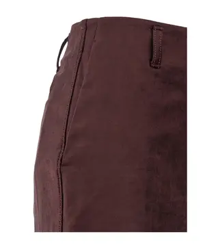 FORTE_FORTE Trumpet Velvet Pants - Brown