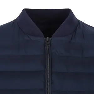 Herno Quilted Bomber Down Jacket - Blue