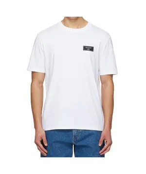 Balmain Logo Motif Crewneck T-shirt - White