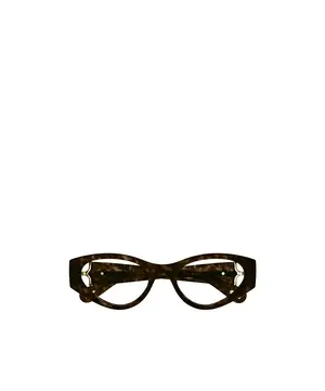 Chloé Eyewear Cat-eye Frame Glasses With Logo Engraving - Black