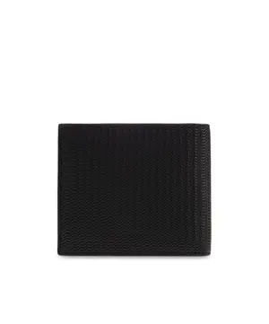 Giorgio Armani Wavy-embossed Bi-fold Wallet