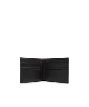 Giorgio Armani Wavy-embossed Bi-fold Wallet
