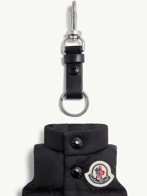 Moncler Vest-shaped Key Ring - Black
