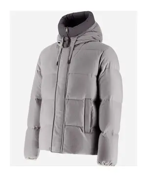 Herno Long-sleeved Hooded Down Jacket - Grey