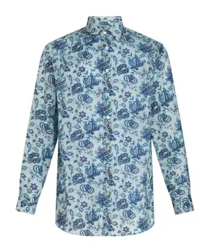 Etro Paisley Printed Long-sleeved Shirt