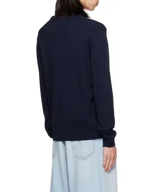 Maison Kitsuné Bold Fox Head Patch Knitted Jumper