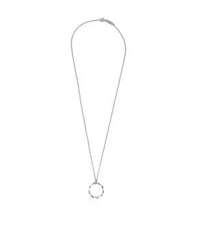 MAISON MARGIELA Round Pendant Necklace - Gray