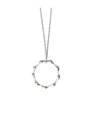 MAISON MARGIELA Round Pendant Necklace - Gray