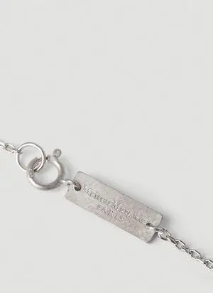 MAISON MARGIELA Round Pendant Necklace - Gray