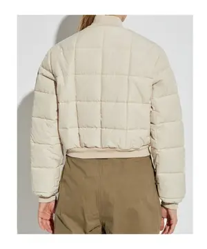 Moschino Padded Quilted Jacket - Cream