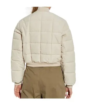 Moschino Padded Quilted Jacket - Cream