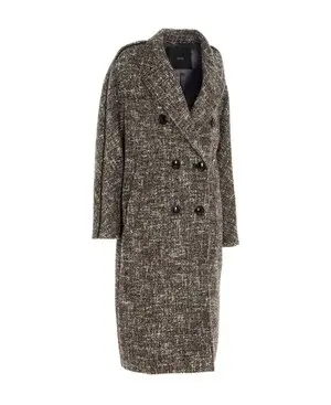 Max Mara Teatino Double-breasted Wool Long Coat