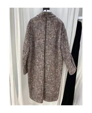 Max Mara Teatino Double-breasted Wool Long Coat