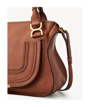Chloé Marcie Foldover Tote Bag - Brown