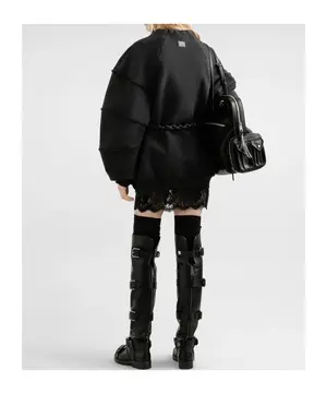 Dolce & Gabbana Ruffled-sleeve Drawstring Sweatshirt