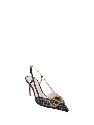 Valentino Garavani Vlogo Studded Slingback Pumps
