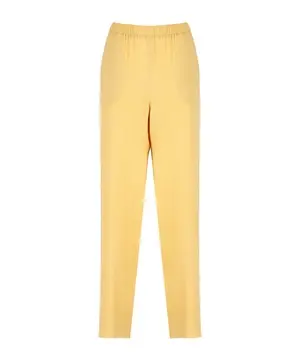 Fabiana Filippi Elastic Waist Wide-leg Trousers - Yellow
