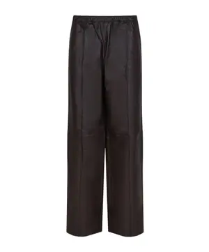 SELECTED Leather Palazzo Trousers