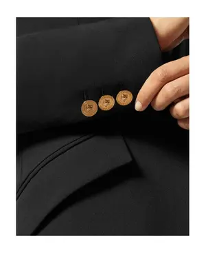 Versace Single-breasted Notched Lapel Blazer