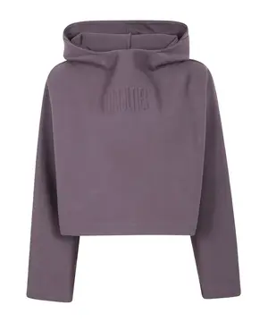 JEAN PAUL GAULTIER Cropped Hoodie - Gray
