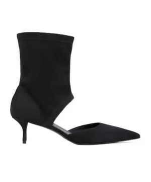 Alaïa Pointed Toe Stretch Ankle Boots