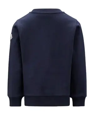 Moncler Logo Patch Crewneck Sweatshirt