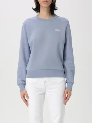 A.p.c. Logo Flocked Boxy Fit Sweatshirt