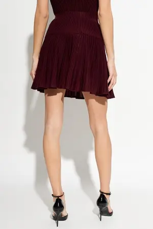 Alaïa Pleated Mini Skirt
