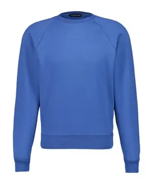TOM FORD Long-sleeved Crewneck Sweatshirt - Blue